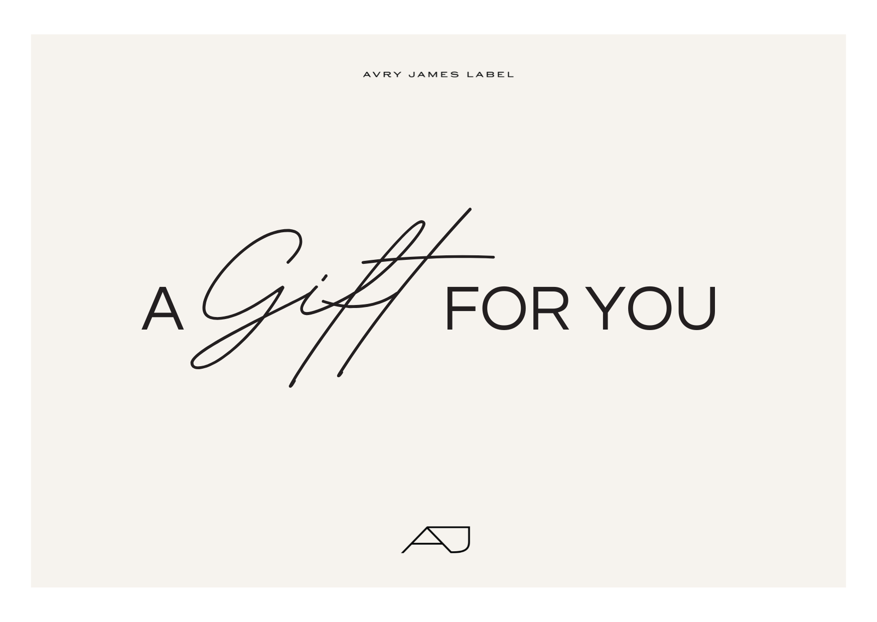 Gift Card – AVRY JAMES LABEL